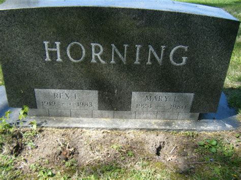 Mary Lois Horning Find A Grave Memorial