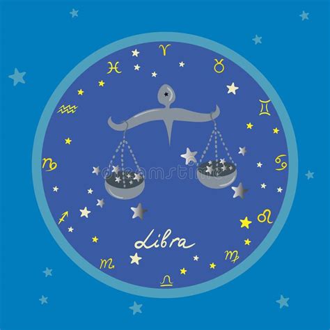 Colored Zodiac Circle With Cartoon Characters Vector Image Stock