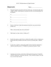 HW Timers Pdf ECET Introduction To Digital Systems Homework