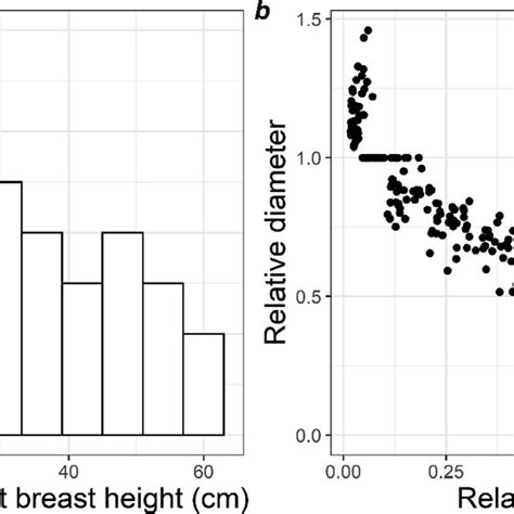 Histogram Showing The Frequency Of The Sampled Trees Based On Diameter
