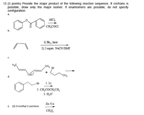 Solved 12 3 Points Prove Me Major Product Of The Following