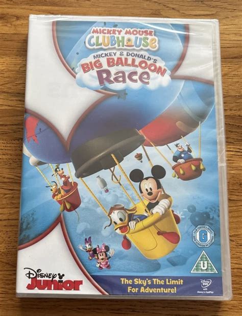 Mickey Mouse Clubhouse Mickey And Donalds Big Balloon Race Dvd New