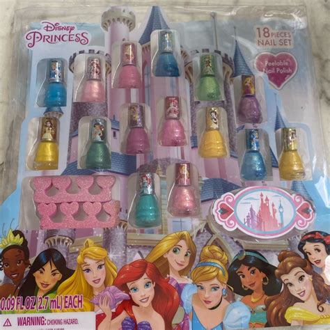 Kit De Esmaltes Infantil Princesas Disney Item Infantil Disney Nunca Usado Enjoei