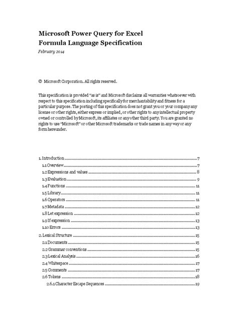 power query formula language specification february 2014 pdf identifier spreadsheet