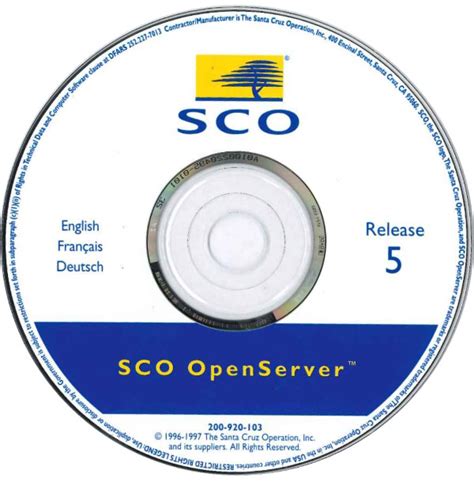 Sco Openserver Installation Isos