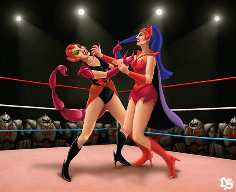 Scorpia Vs Catra She Ra Princess Of Power By Solarshine On Deviantart