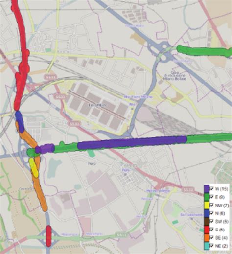 A Map Fragment Shows The Spatial Buffers Enclosing SD Clusters Of Low Download Scientific