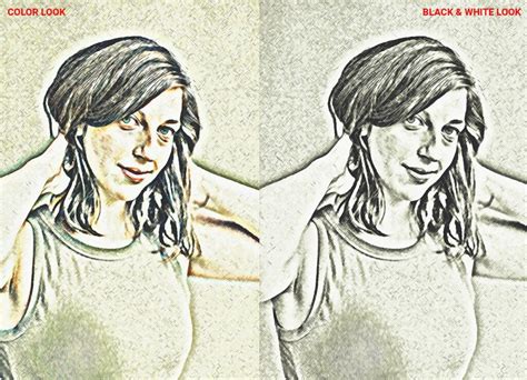Unic Oil Sketch Photoshop Action Masterbundles