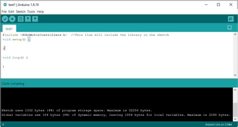 SOLO Arduino Library Hello World