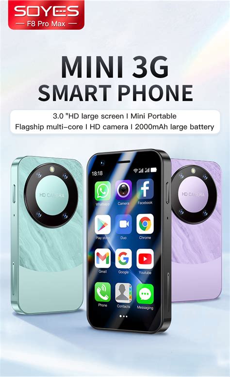 Soyes F8 Pro Max Mini Smartphone 3 0 Inch 2000mah Big Battery 3g