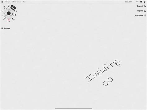 Working With Your Infinite Canvas Concepts App Infinite Flexible Sketching