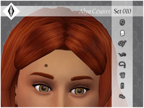 The Sims Resource Alya Cesaire Set010 Skin Detail Mole