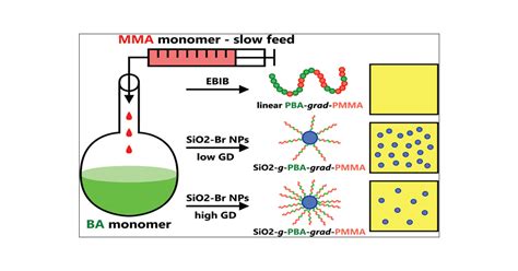 Synthesis Of Gradient Copolymer Grafted Particle Brushes By Atrp