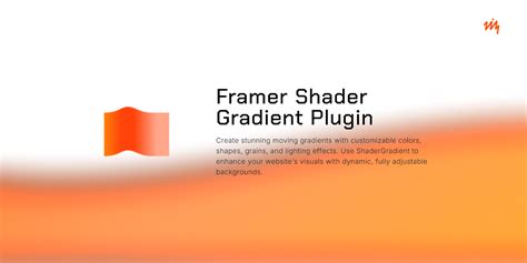 Framer Shader Gradient Plugin