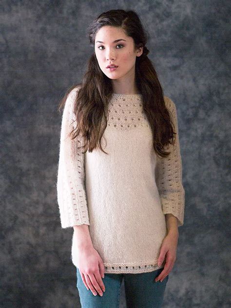 Белый пуловер Pacific Lilia Vignan