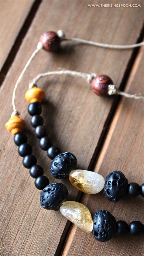 Diy Lava Rock Essential Oil Diffuser Bracelet The Rising Spoon