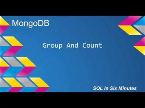 MongoDB Group And Count YouTube