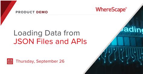Loading Data From JSON Files And APIs WhereScape