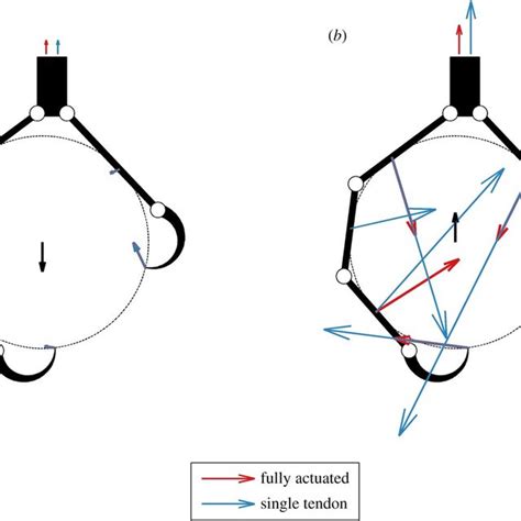 Diagrams Showing The Applied Unit Force Vector Black And Resulting