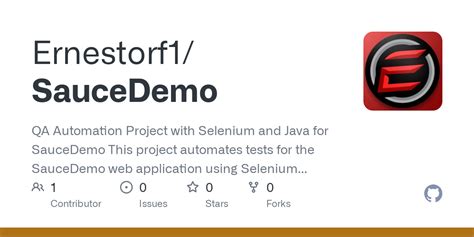 Github Ernestorf1saucedemo Qa Automation Project With Selenium And