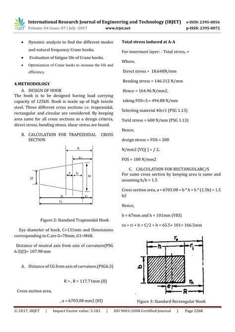 Static Structural Analysis Of Crane Hook Pdf