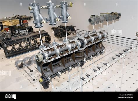A Cutaway Of The Porsche 912 Engine Used In The 917 30 Displayed At