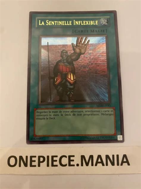 EnchÈre Carte Yu Gi Oh La Sentinelle Inflexible Mdm F045 Ultra Rare
