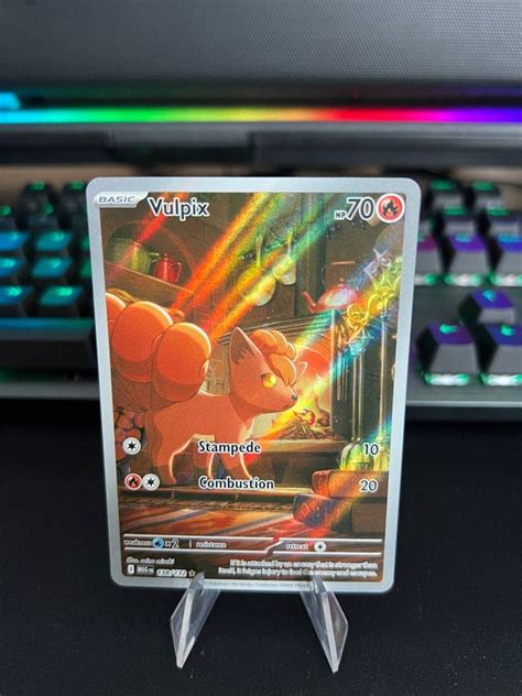 Vulpix Ir Mega Evo Pokemon Card Tcg Hobbies And Toys Toys And Games On