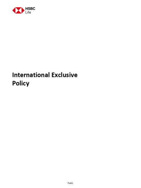 International Exclusive Policy Wording Pdf Organ Donation