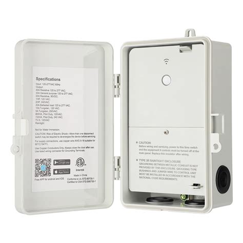 DEWENWILS Pool Timer WiFi Timer Switch Heavy Duty 40A 120 277 VAC 2HP