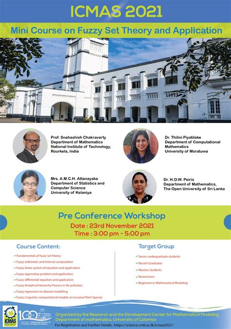 Mini Course On Fuzzy Set Theory And Applications Icmas 2021 Faculty