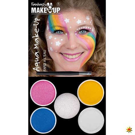 Aqua Make Up Schminke 4er Picture Pack verschiedene Designs | Einhorn ...