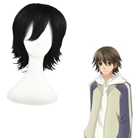 Innocent Romance Misaki Takahashi Fekete 32cm Cosplay Parókák