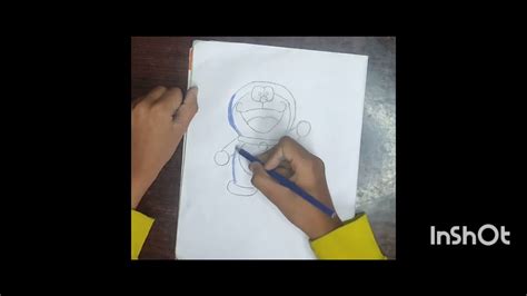 Totorial To Draw Doreamon Step Long Video Wise Atep Youtube