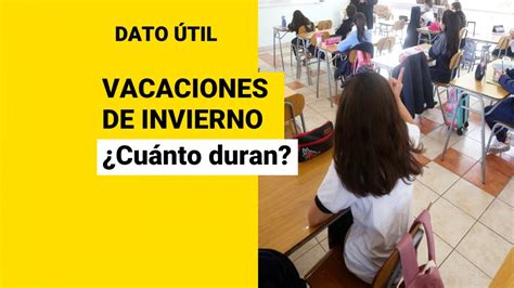 Vacaciones De Invierno 2023 ¿cuánto Dura El Receso Para Los Escolares