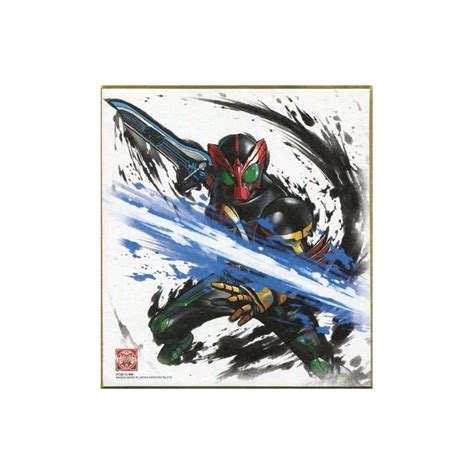 Kamen Rider Shikishi Art 1 12 Kamen Rider Ooo Bandai