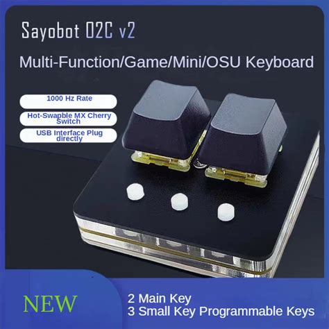 original sayobot o2cv2 osu keypad mini keyboard 2 key copy adhesive