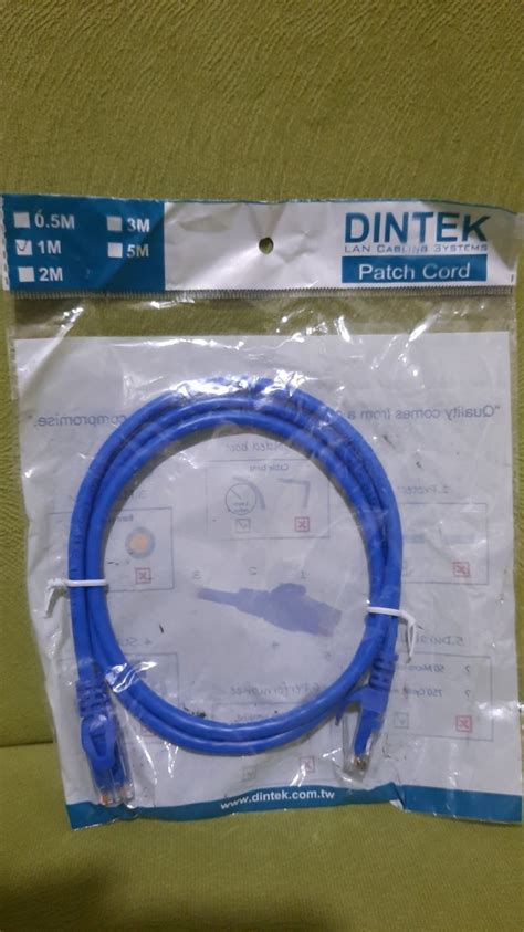 Dintek Lan Cable 1meter Computers And Tech Parts And Accessories