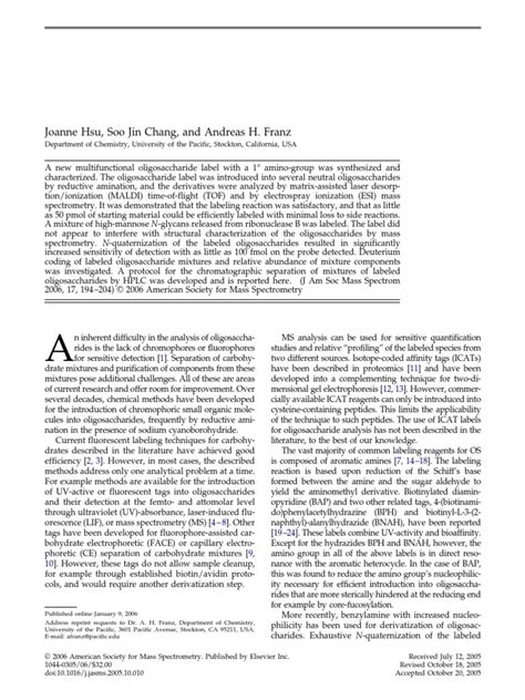 Pdf Maldi Tof And Esi Ms Analysis Of Dokumen Tips