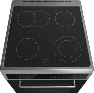 Электрическая плита MAUNFELD MEC611CS10TD, стеклокерамика, серебристый ...