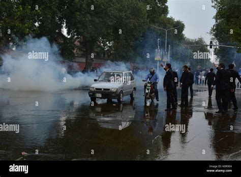 Pakistani Lawyers Protest Outside The Lahore High Court On August 22