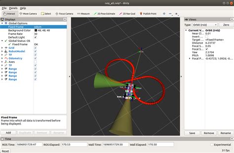 ROS RVIZ 8자 주행 LiDAR IMU