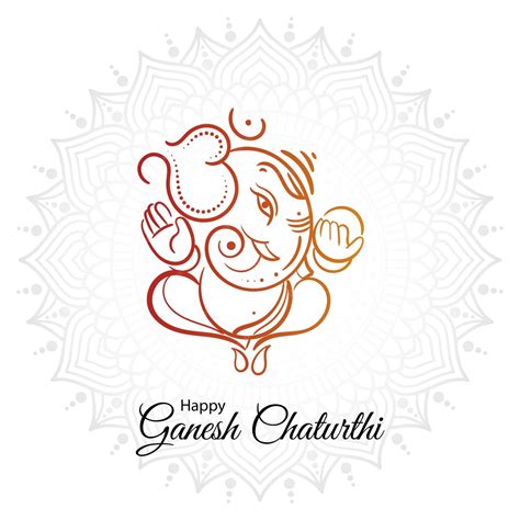 Premium Vector Vector Design For Ganesh Chaturthi Concept Vinayak