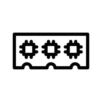 Ram Icon Pc Processor Vector Icon Pc Processor PNG And Vector With Transparent Background For