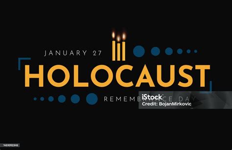 Ilustración De Antecedentes Del Día De Recordación Del Holocausto