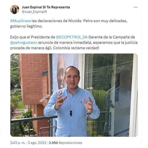 María Fernanda Cabal Dijo Que Petro Debe Renunciar “no Es Legítimo Su