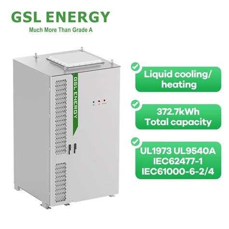 Gsl Energy Battery Cell Container Liquid Cooling Outdoor High Voltage