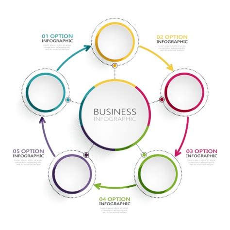 Abstract Template For Data Visualization Vector Image