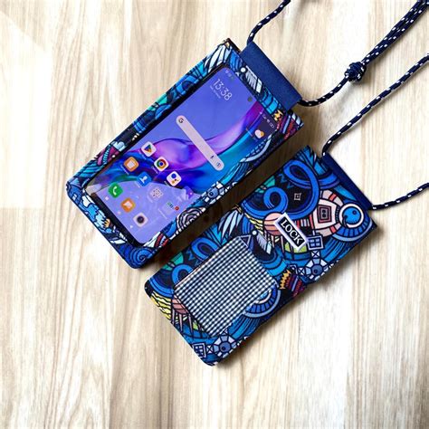 Jual Tas Dompet Hp Dompet Handphone Id Card Holder Hanging Phone Wallet Kalung Gantung Leher