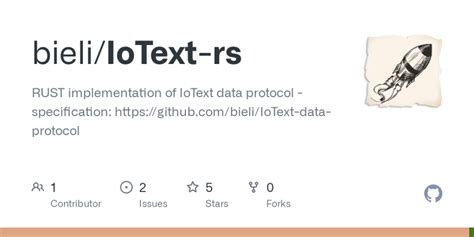 Github Bieliiotext Rs Rust Implementation Of Iotext Data Protocol